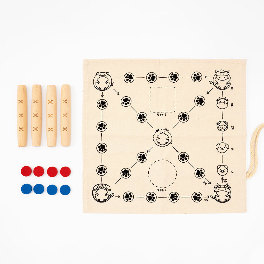 [한국전통놀이] 윷놀이 세트 Yut Game Set – KMALL09