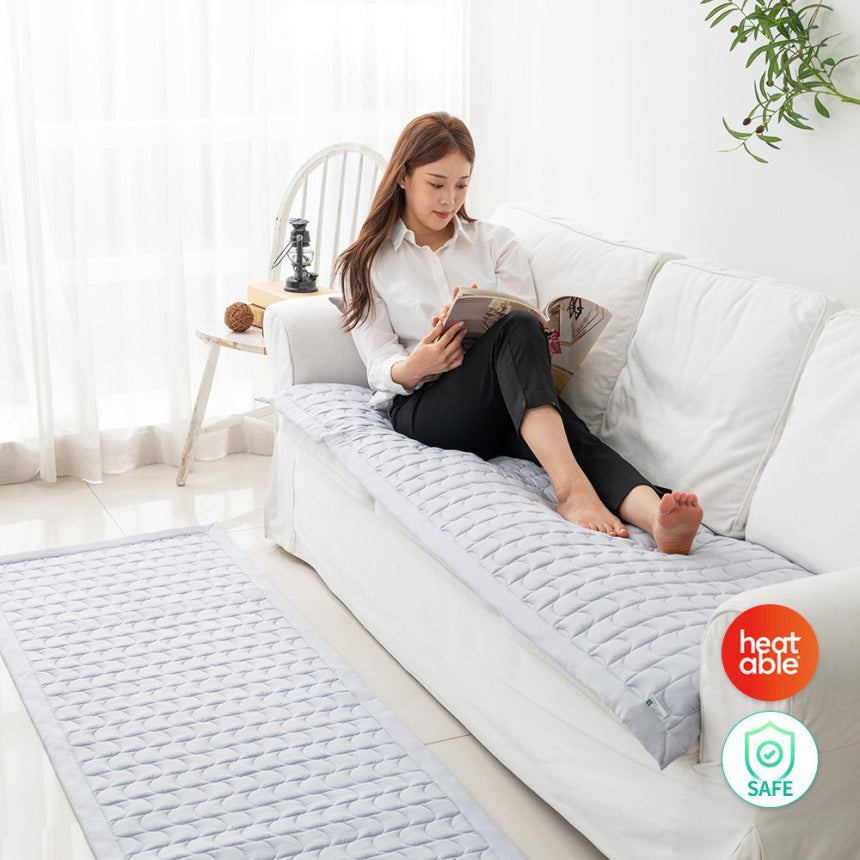 흡습발열성 누빔 소파 패드 180/230(cm) Moisture-wicking Fabric Quilted Sofa Pad ...
