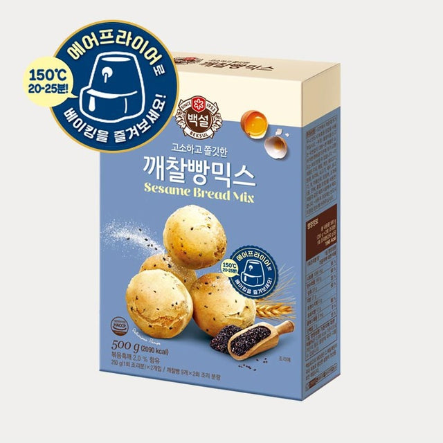 백설 깨찰빵 믹스 BLACK SESAME BREAD MIX 500G – KMALL09