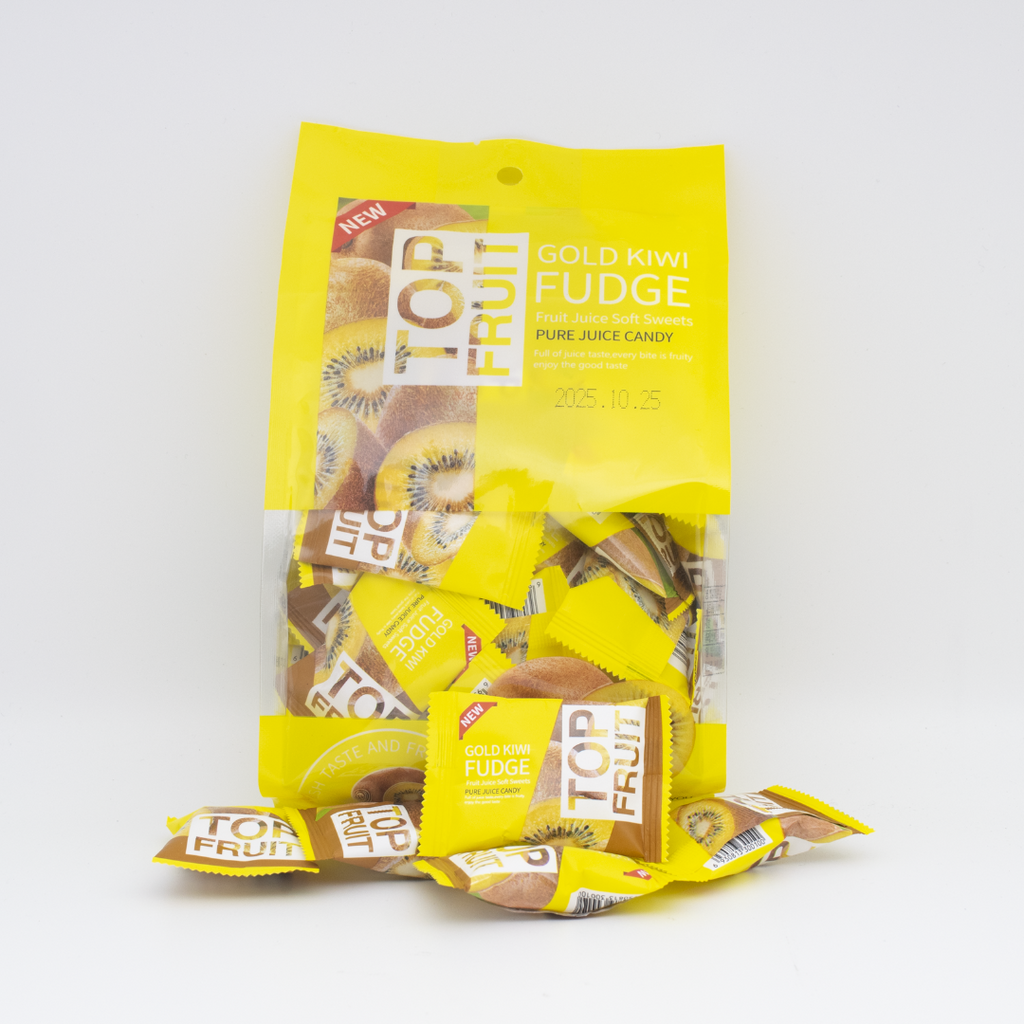 New Flavor Added TOP FRUIT COOWY FUDGE Pure Juice Candy 320g _ 6Types ...
