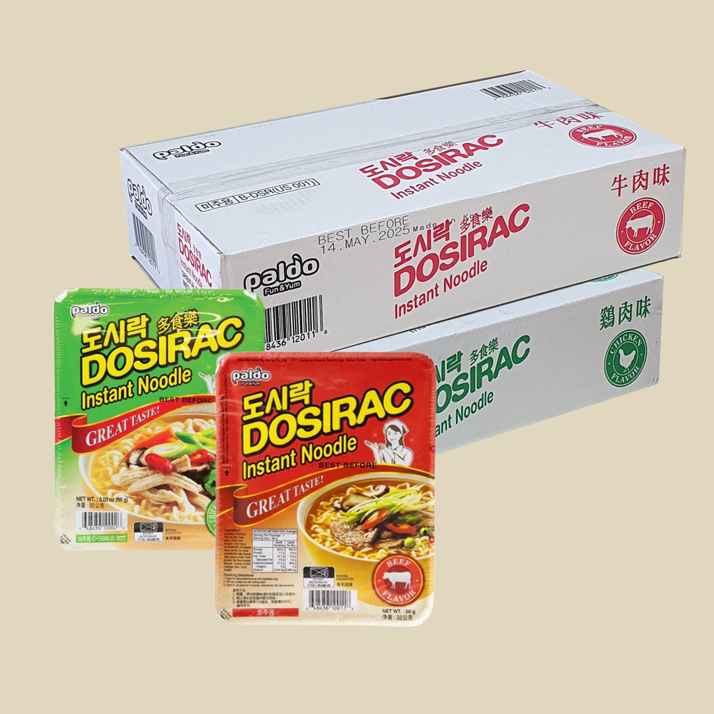 Paldo Dosirac Instant Noodle Box 도시락 라면 치킨맛 / 소고기맛 – KMALL09