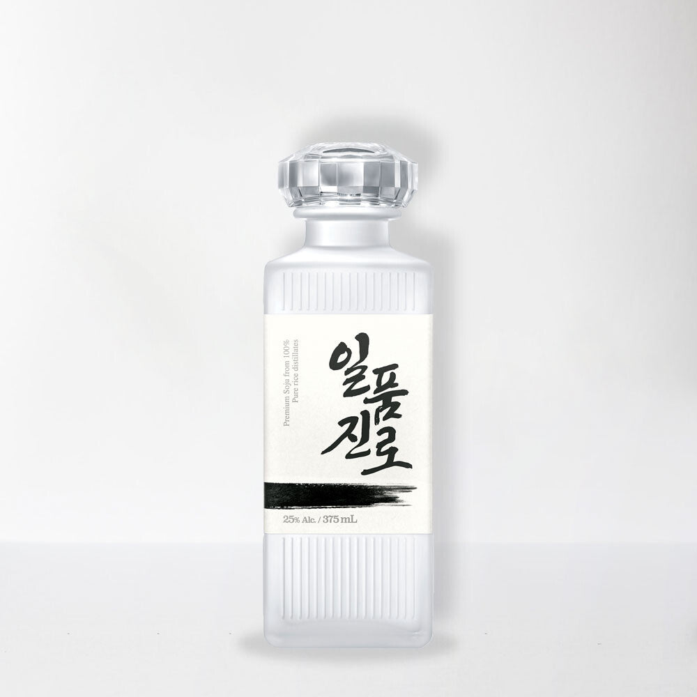 화이트 진로 일품 진로 25도 375ml Ilpoom Jinro (Premium Soju 100% Pure rice disti ...