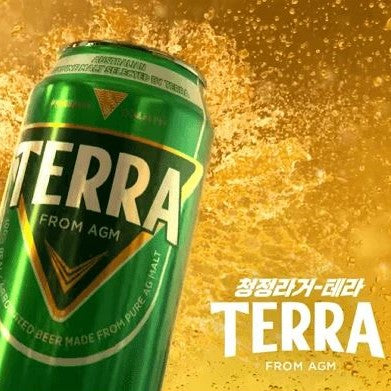 100% Real Carbonated Beer Made From Pure AG Malt! Terra 355ml/6cans/24 ...