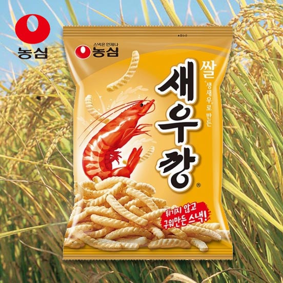 Jennie’s Picks! 고소한 농심 쌀새우깡 Nongshim Rice Shrimp snacks 80g – KMALL09